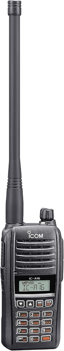 Icom IC-A16B Aviation Bluetooth Ground-to-Air Handheld Radio | Review ...