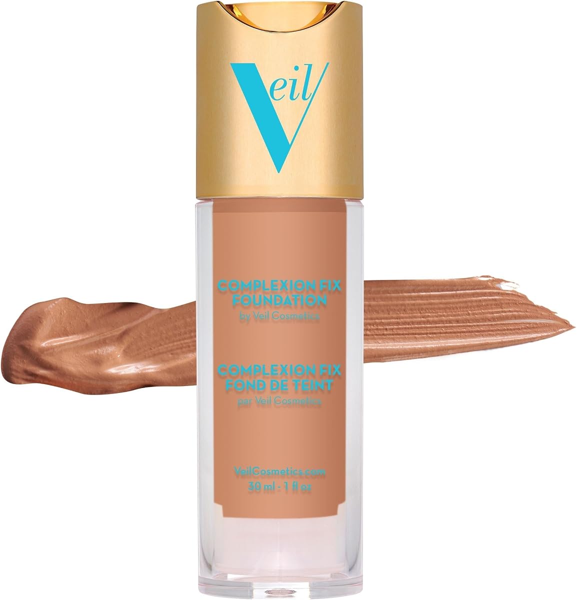 Veil Cosmetics Complexion Fix Liquid Foundation 3N Medium Neutral ...