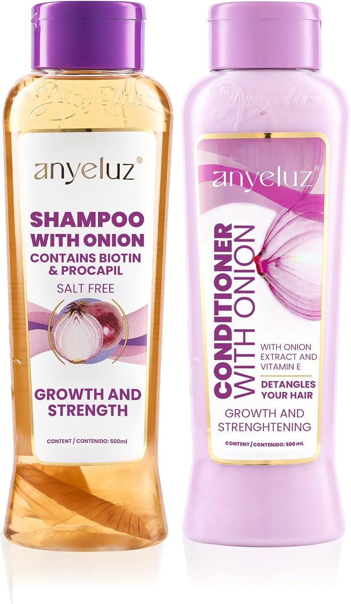 Anyeluz Onion Shampoo and Conditioner Set | Review & Rating