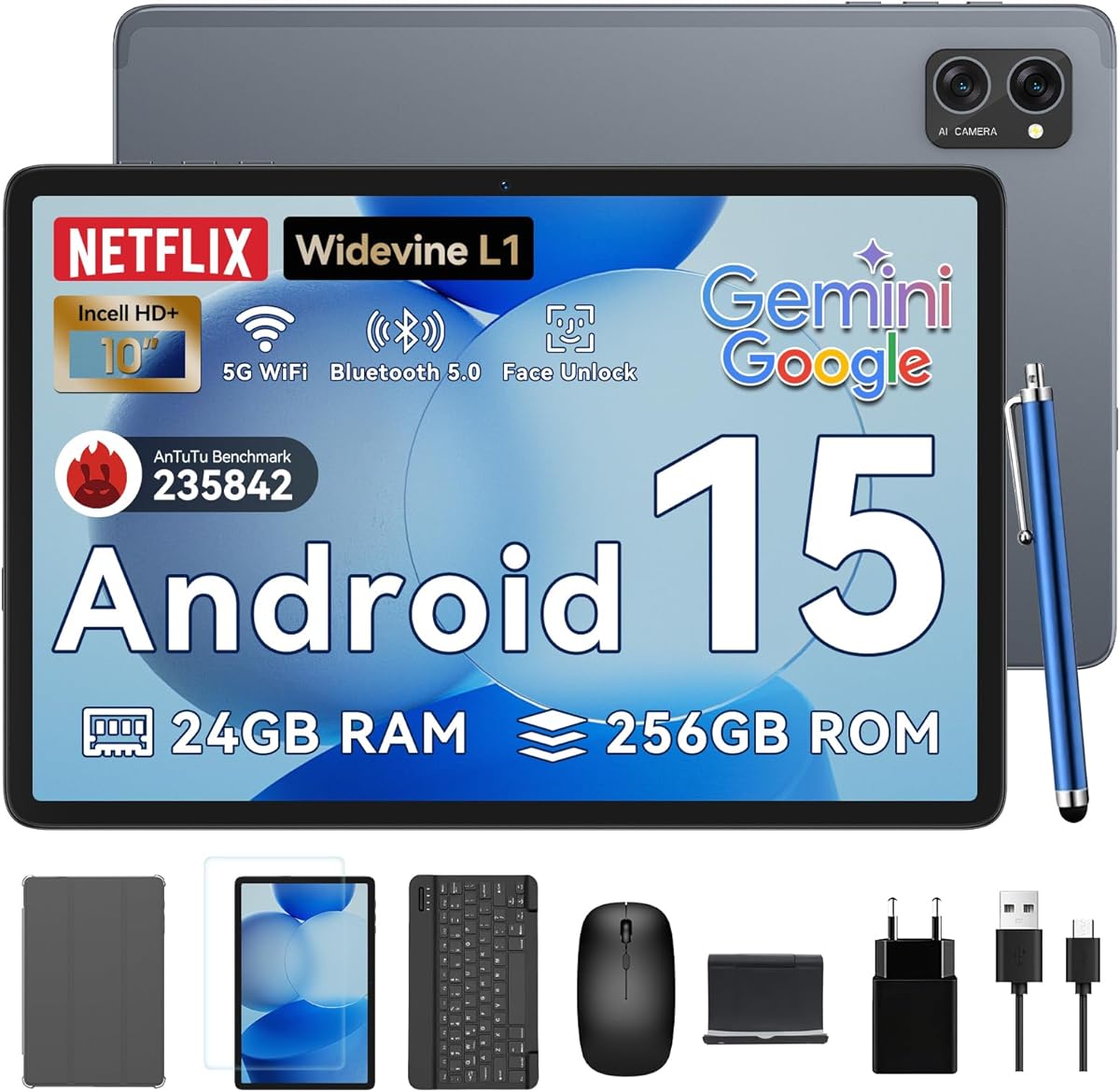 TABWEE T20 Android 15 Tablet 24GB RAM 256GB Storage | Review & Rating