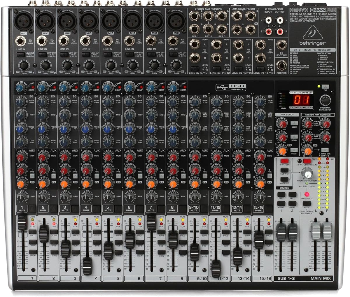 Behringer Xenyx X2222USB Mixer | Review & Rating